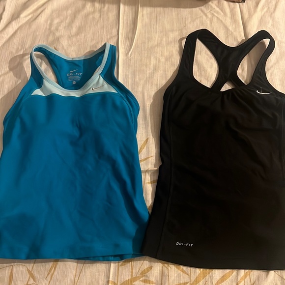Nike | Tops | 2 Nike Racer Back Tanks | Poshmark